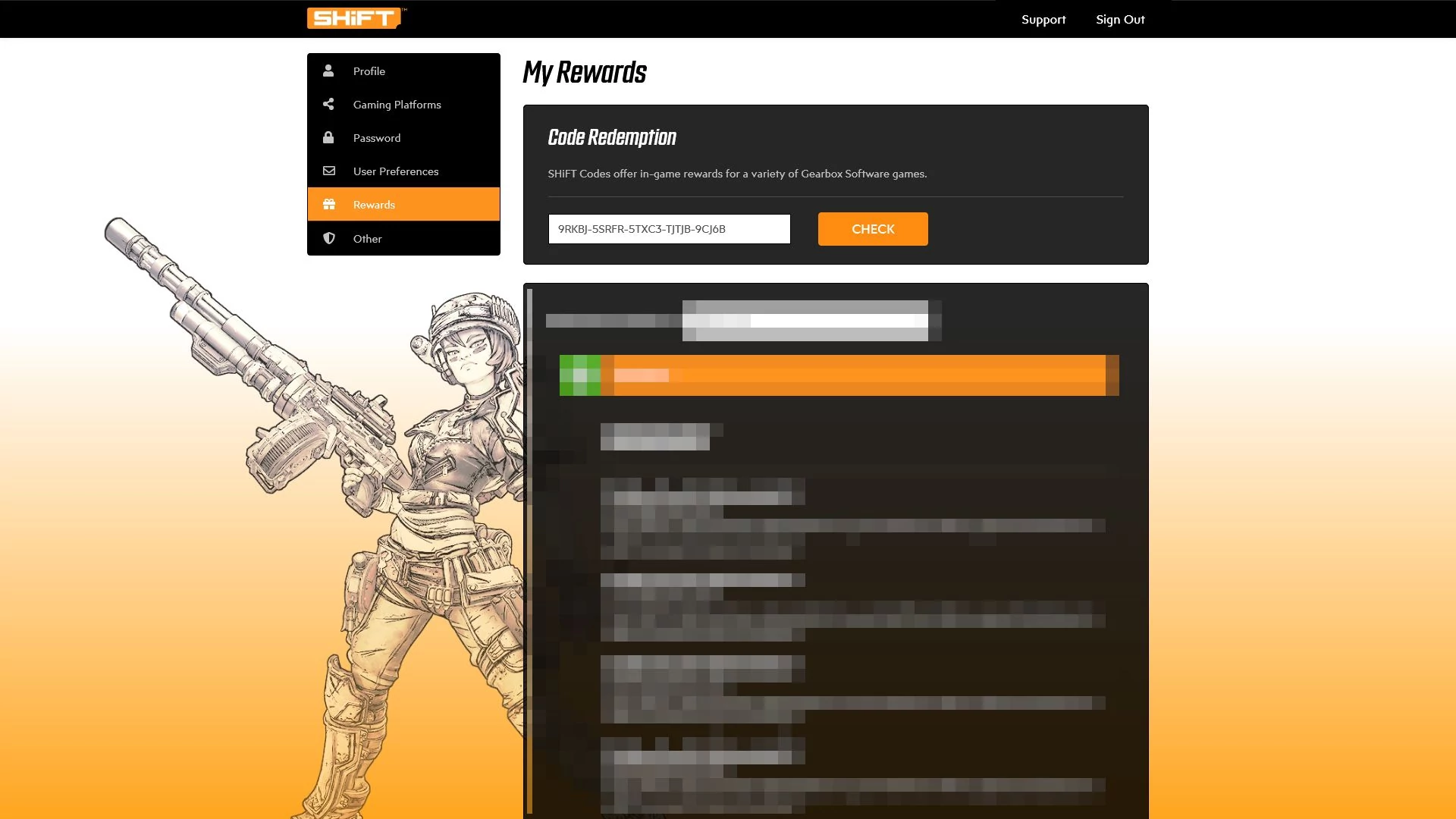 How to Redeem: SHiFT Website - ShiftCodesTK